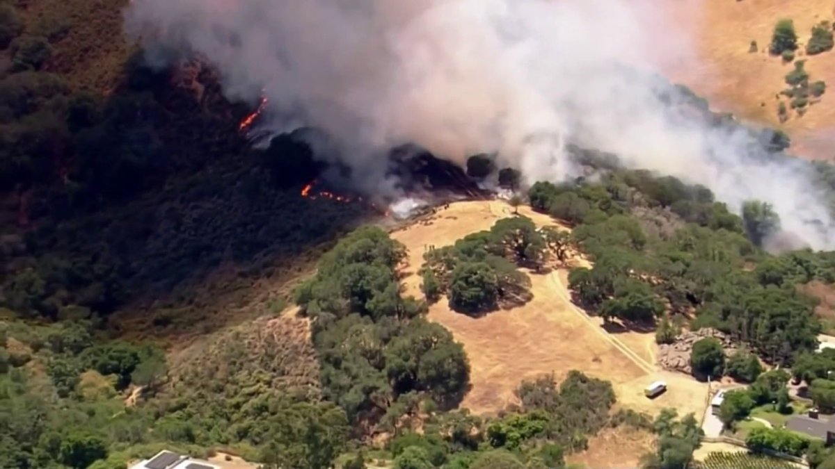 Evacuation Orders Lifted as Crews Continue Battling Brush Fire in the ...