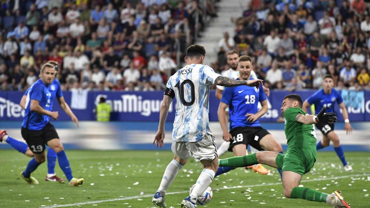 Soccer News: Lionel Messi Nets Five for Argentina for First Time in Win ...