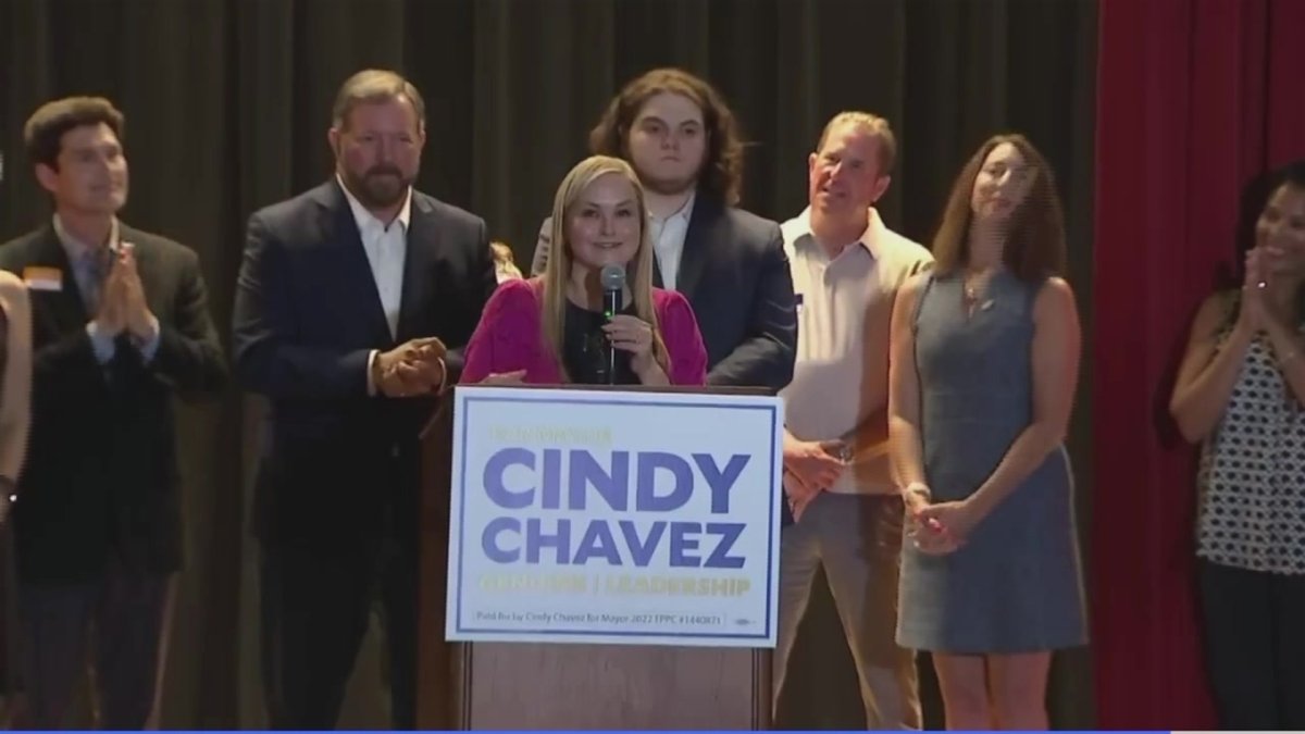 Watch: Cindy Chavez Speaks to Supporters – NBC Bay Area