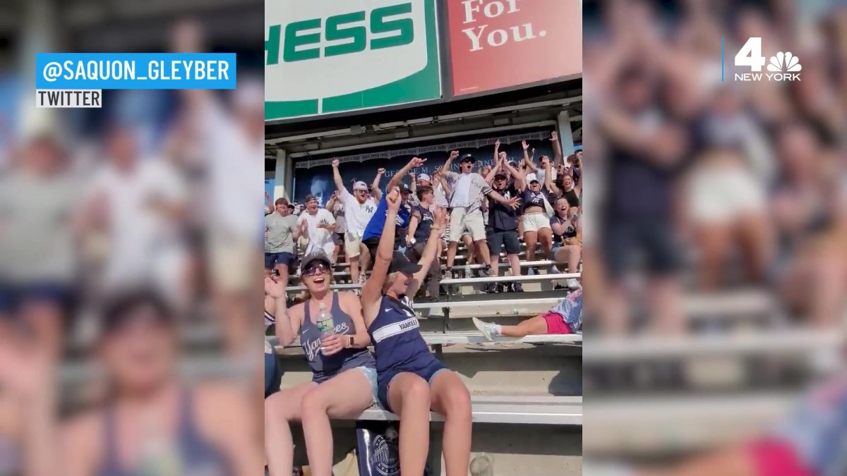 Girl Flips Bottle at Yankees Game and Crowd Goes Wild – NBC Bay Area