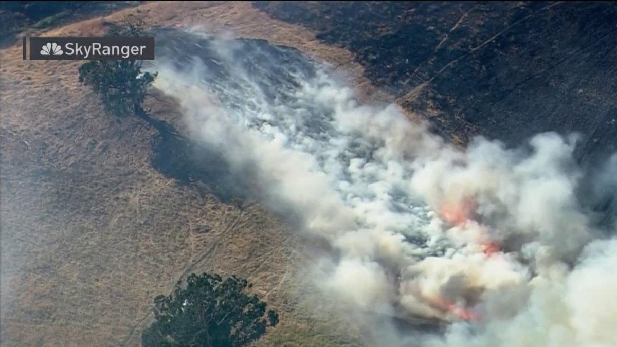 Forward Progress Stopped in Grass Fire in Solano County – NBC Bay Area