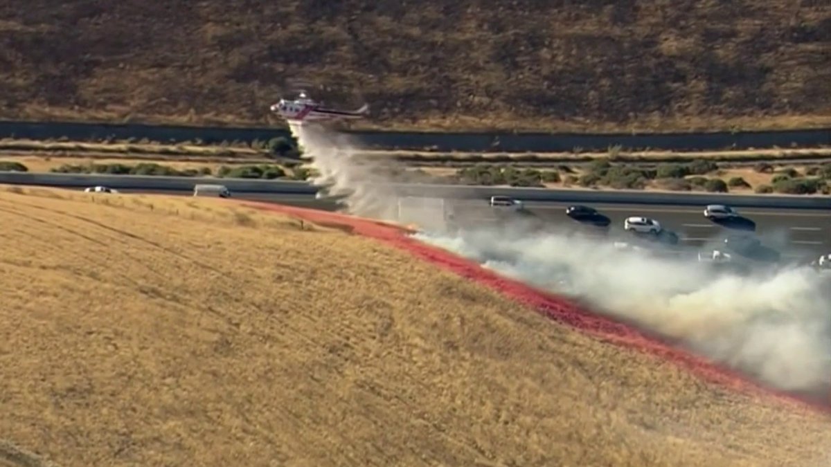 120 Acre Brush Fire Near Altamont Pass 40% Contained – NBC Bay Area