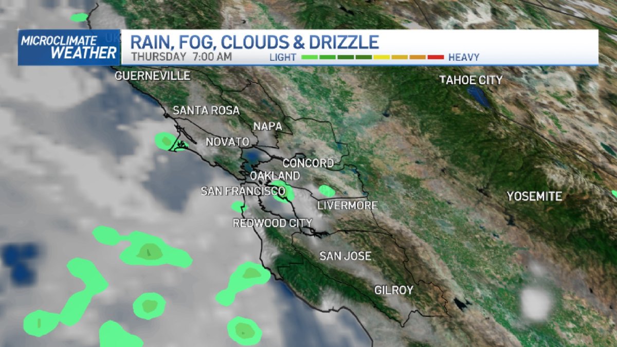Jeff’s Forecast: Morning Fog Returns – NBC Bay Area