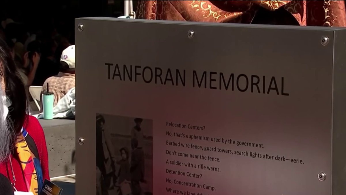 Tanforan Memorial Unveiled in San Bruno – NBC Bay Area