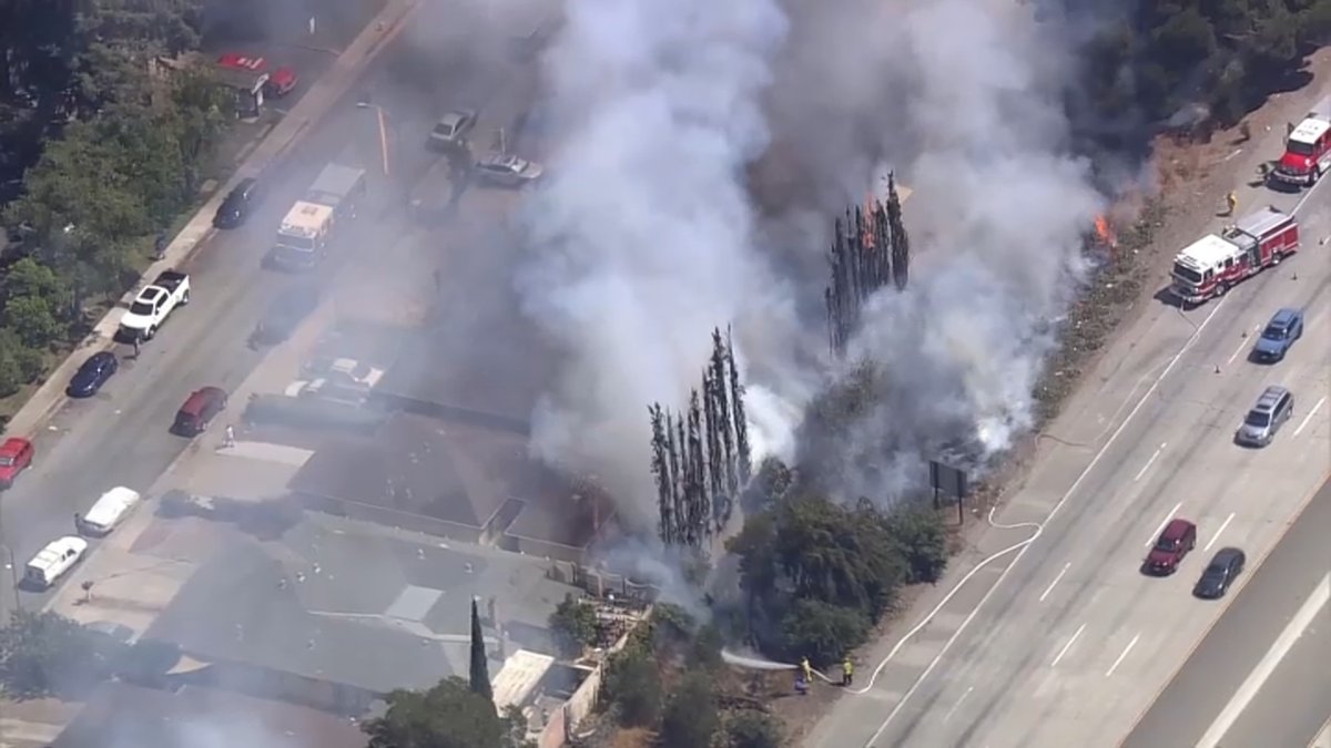 Brush Fire on Side of I-680 Burns Close to Homes in San Jose – NBC Bay Area