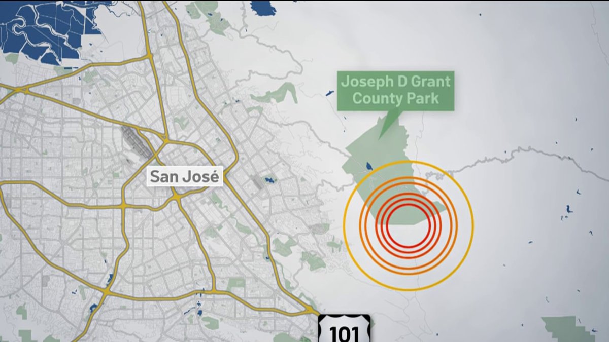 M3.5 Earthquake Strikes East of San Jose – NBC Bay Area