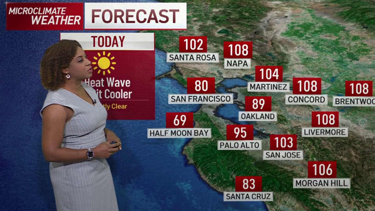 Forecast: Bay Area Heat Wave Continues – NBC Bay Area