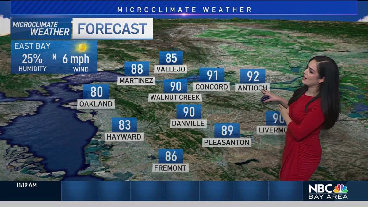 Forecast: Warming Trend Continues – NBC Bay Area