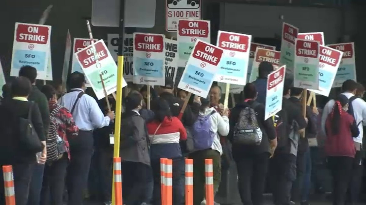 SFO Restaurant Workers Strike Enters Second Day – NBC Bay Area