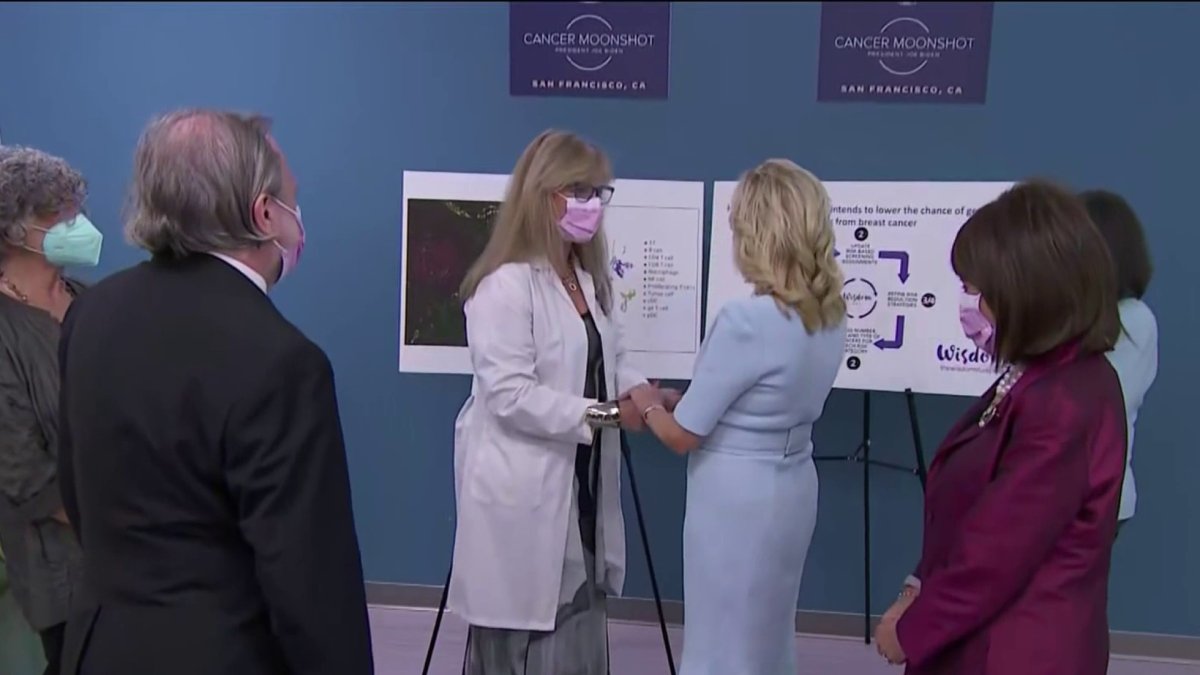 First Lady Jill Biden Stops At Ucsf During Bay Area Visit Nbc Bay Area