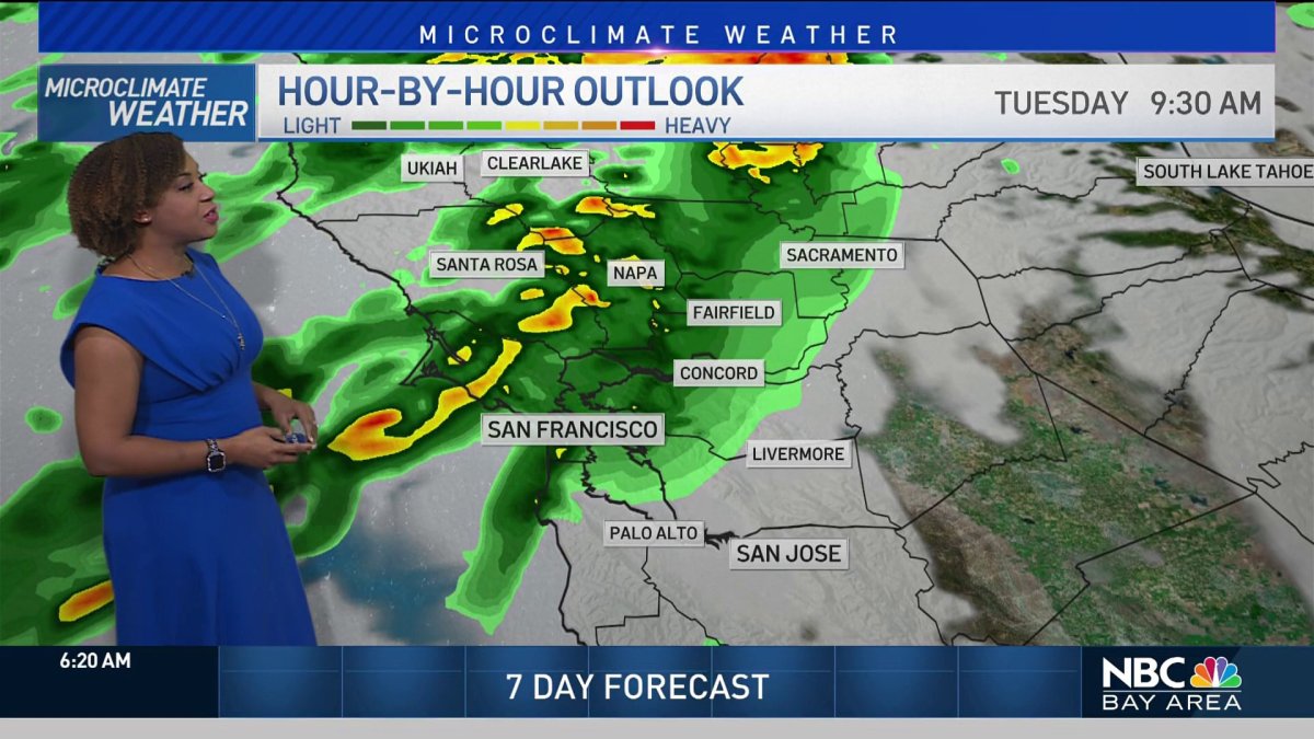 Kari’s Forecast: Morning Rain and Cooler Temps – NBC Bay Area