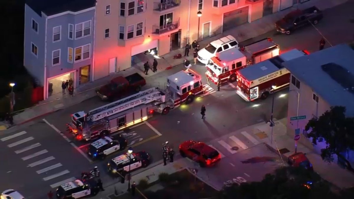 3 Hurt After 2 Cars Crash Into San Francisco Home Nbc Bay Area