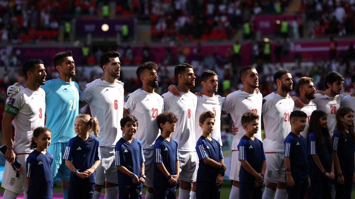 Iranian Players End National Anthem Silence at World Cup Vs. Wales ...