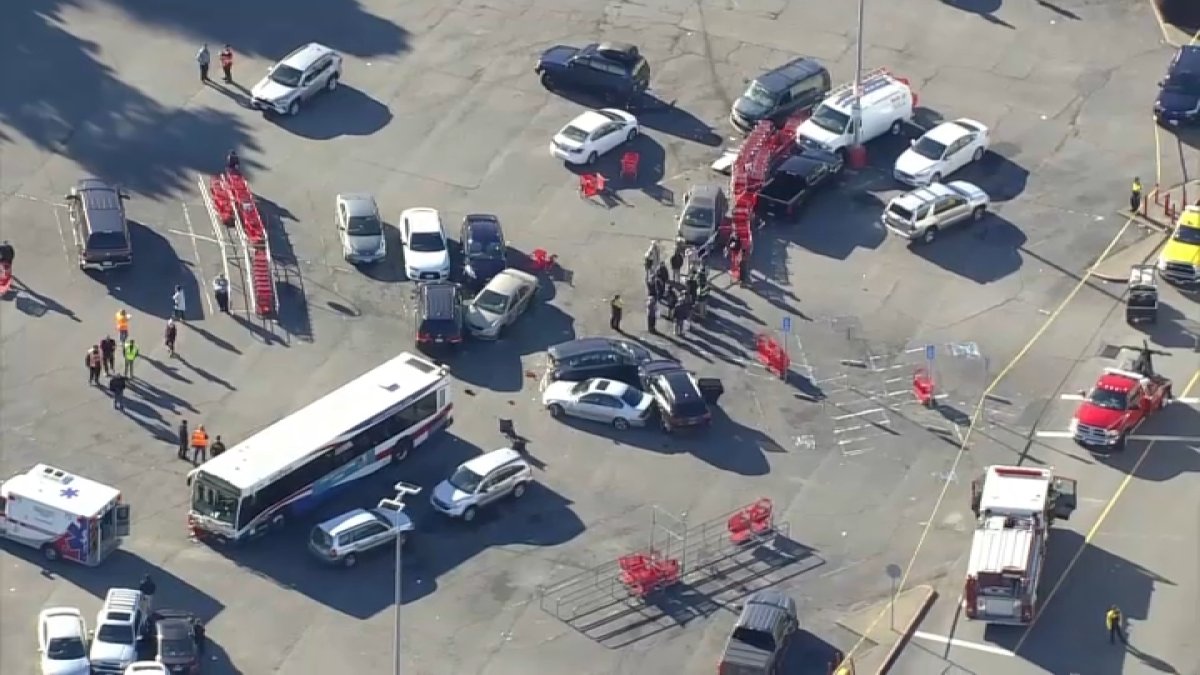 Injuries Reported After Bus Slams Into 16 Vehicles At Daly Citys