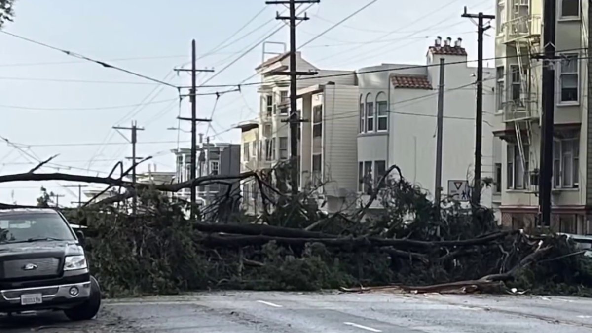 Heavy Rain, Hail, Thunder Cause Damage in San Francisco – NBC Bay Area