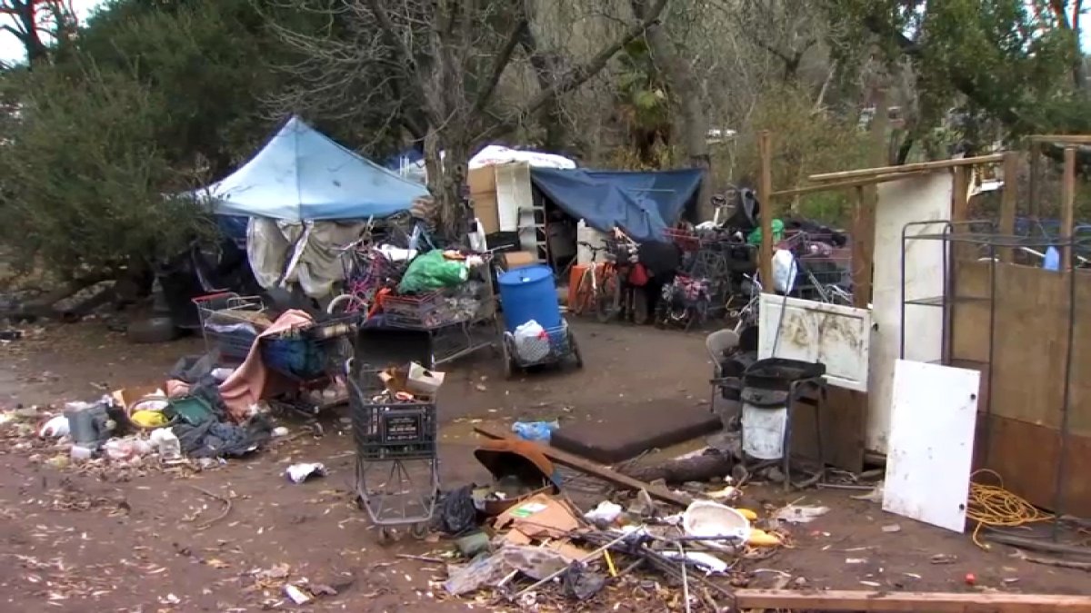 Crews Urge Homeless People To Move Away From San Jose Waterways Nbc