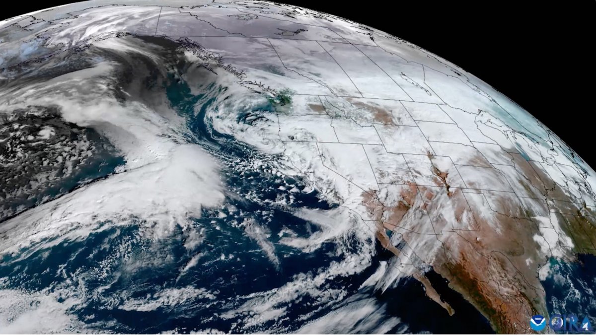 Satellite Videos Show Timelapse of California Storms from Space – NBC ...