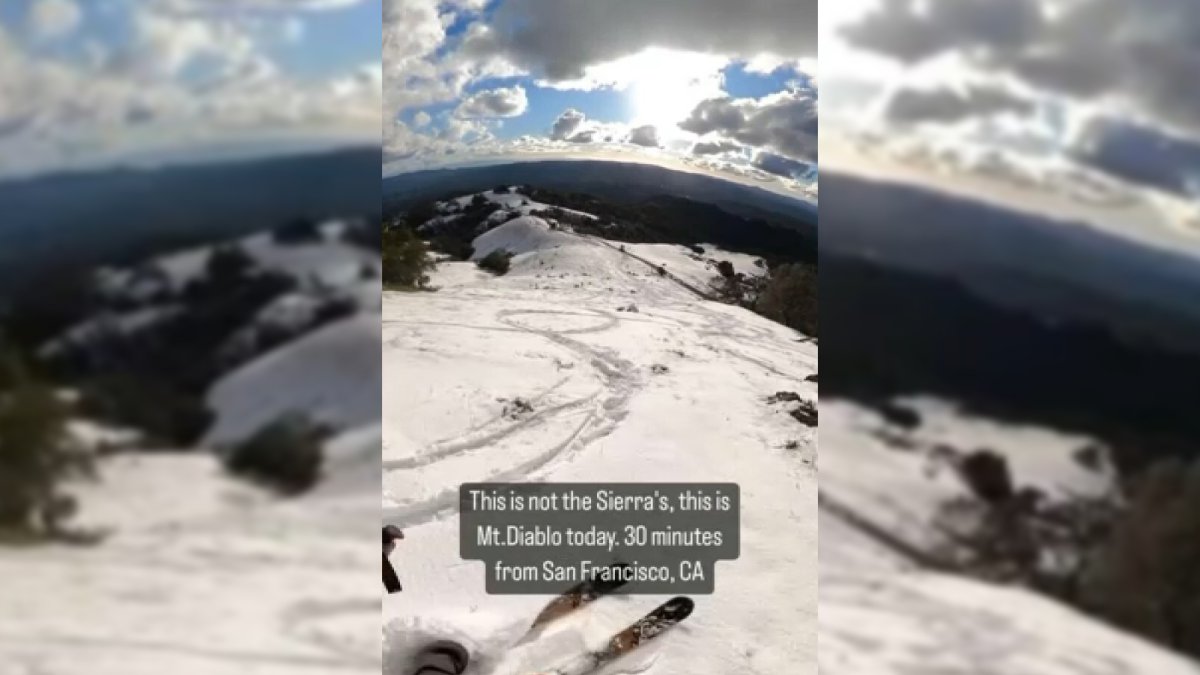 Skiing on Mount Diablo – NBC Bay Area