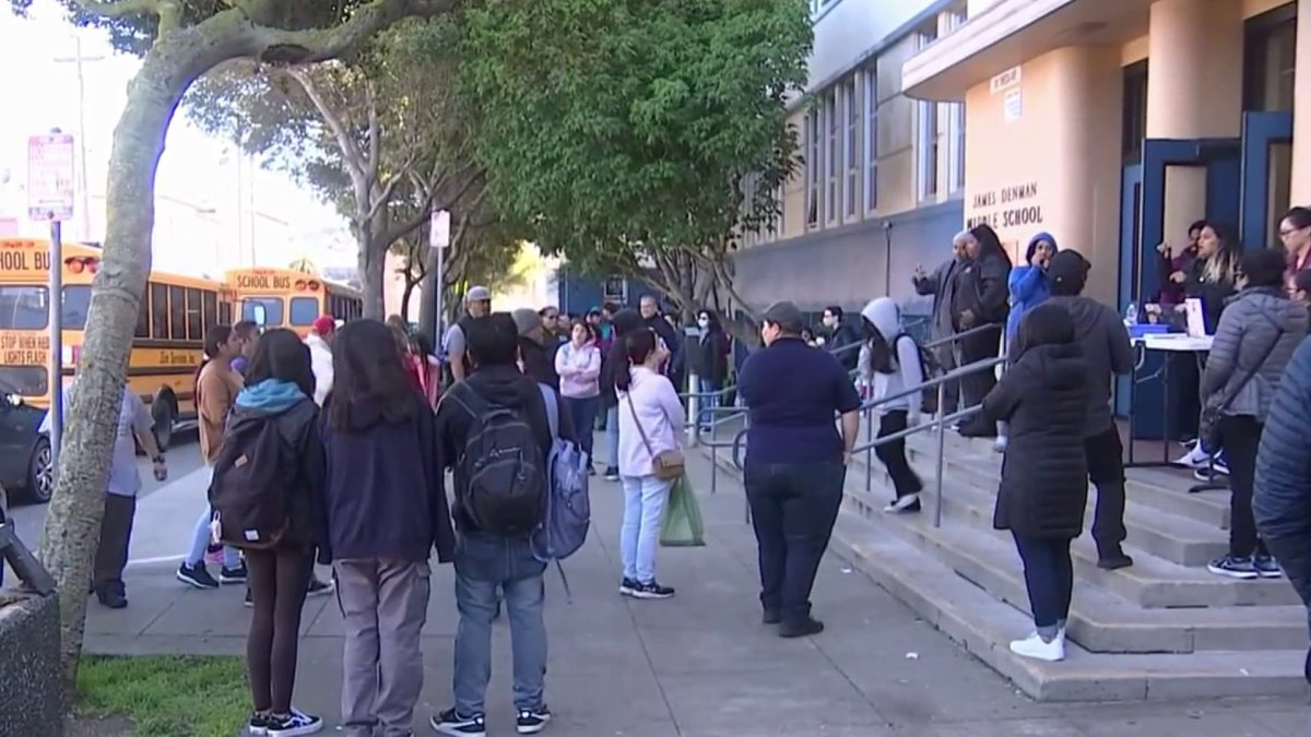 Police Activity at James Denman Middle School in San Francisco – NBC ...