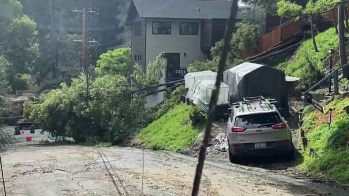 Landslides and Falling Trees Following Bay Storm – NBC Bay Area