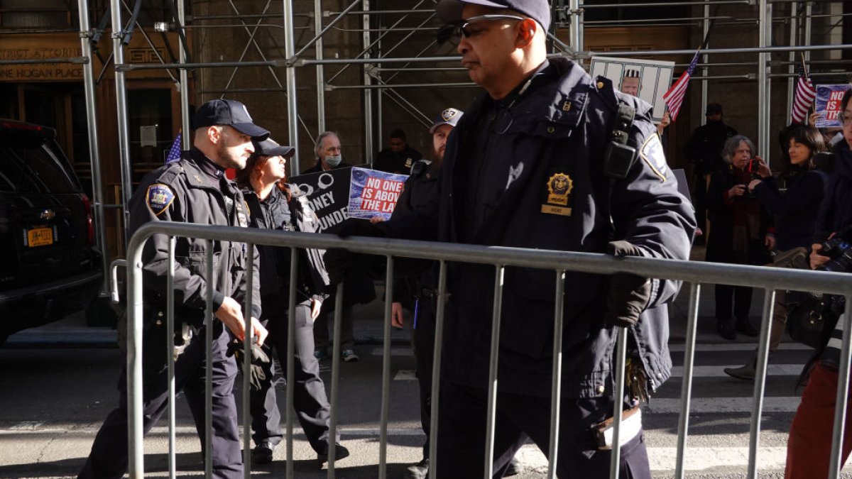 NYPD Ready as Protests Threatened in NYC Amid Trump Indictment Watch ...