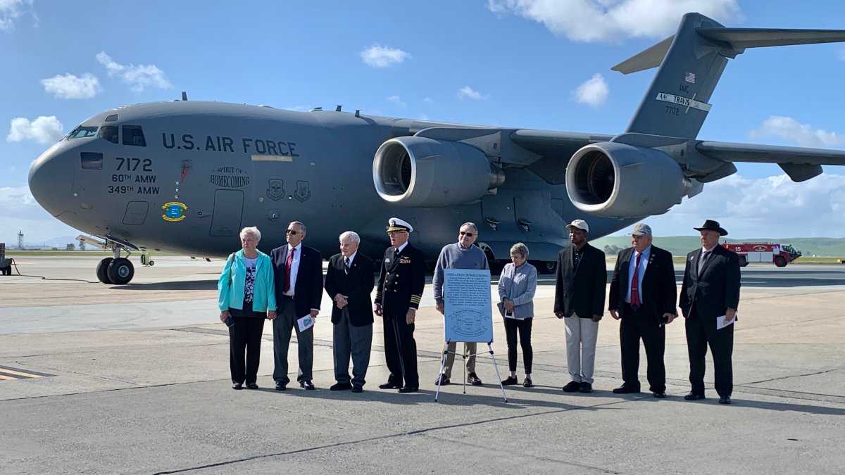 Travis Air Force Base Honors Vietnam POWs Rescued 50 Years Ago – NBC Bay Area