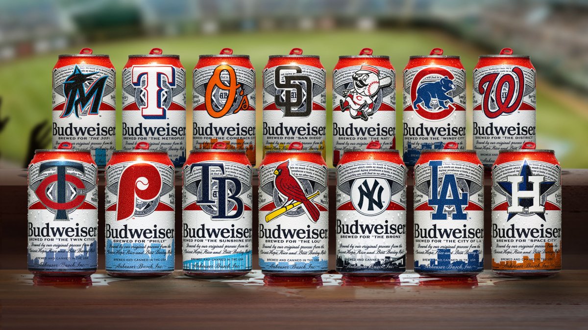 Budweiser to Release Limited-Edition MLB Team Cans for 2023 – NBC Bay Area
