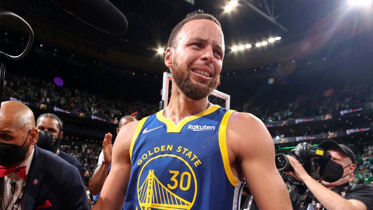 Steph Curry Details Emotion Behind ‘Ugly Tears’ of 2022 NBA Finals Win ...