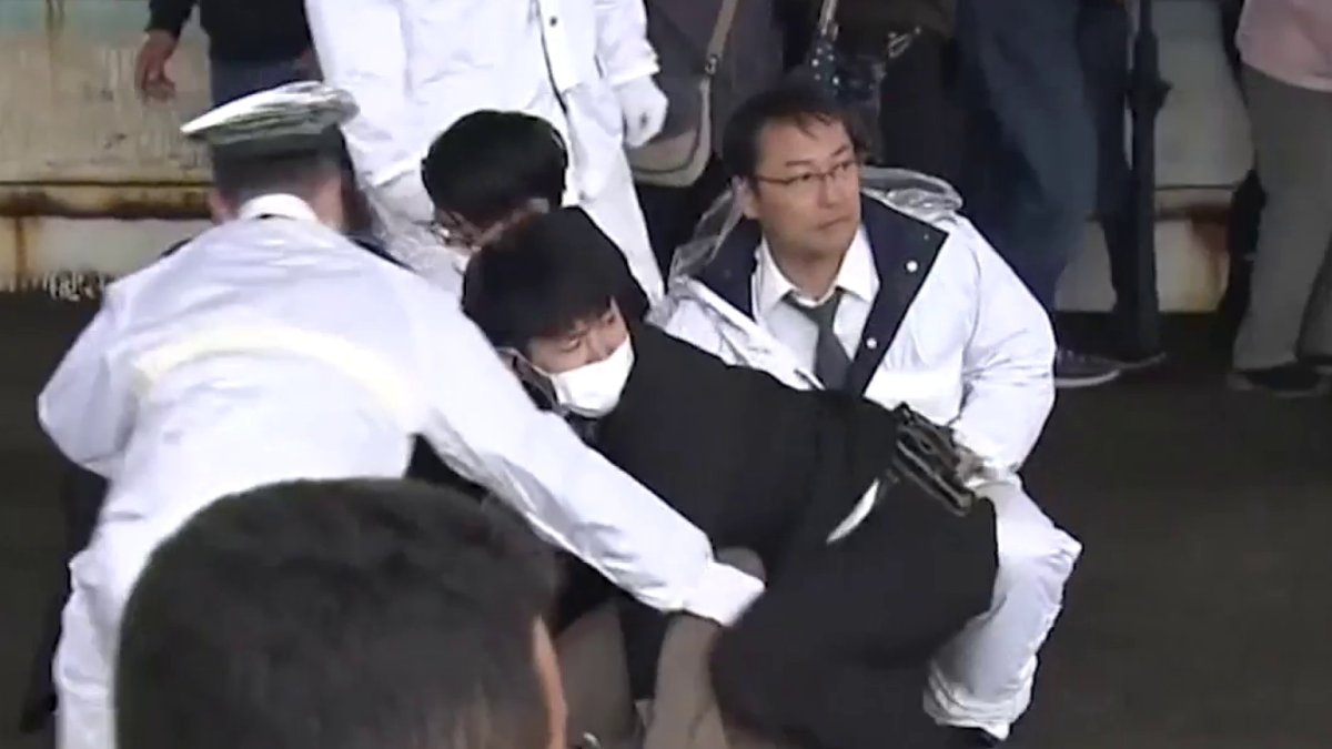 WATCH: Surveillance Footage Shows Explosive Device Thrown Near Japanese ...