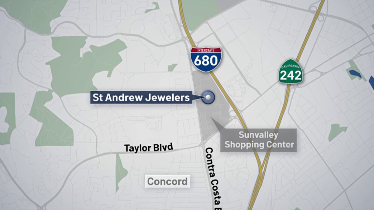 Police Investigate Smash and Grab Robbery at Concord Jewelry Store ...