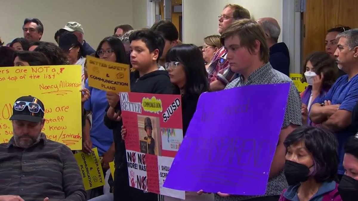 Parents, Students Raise School Safety Concerns at SJUSD Meeting – NBC ...