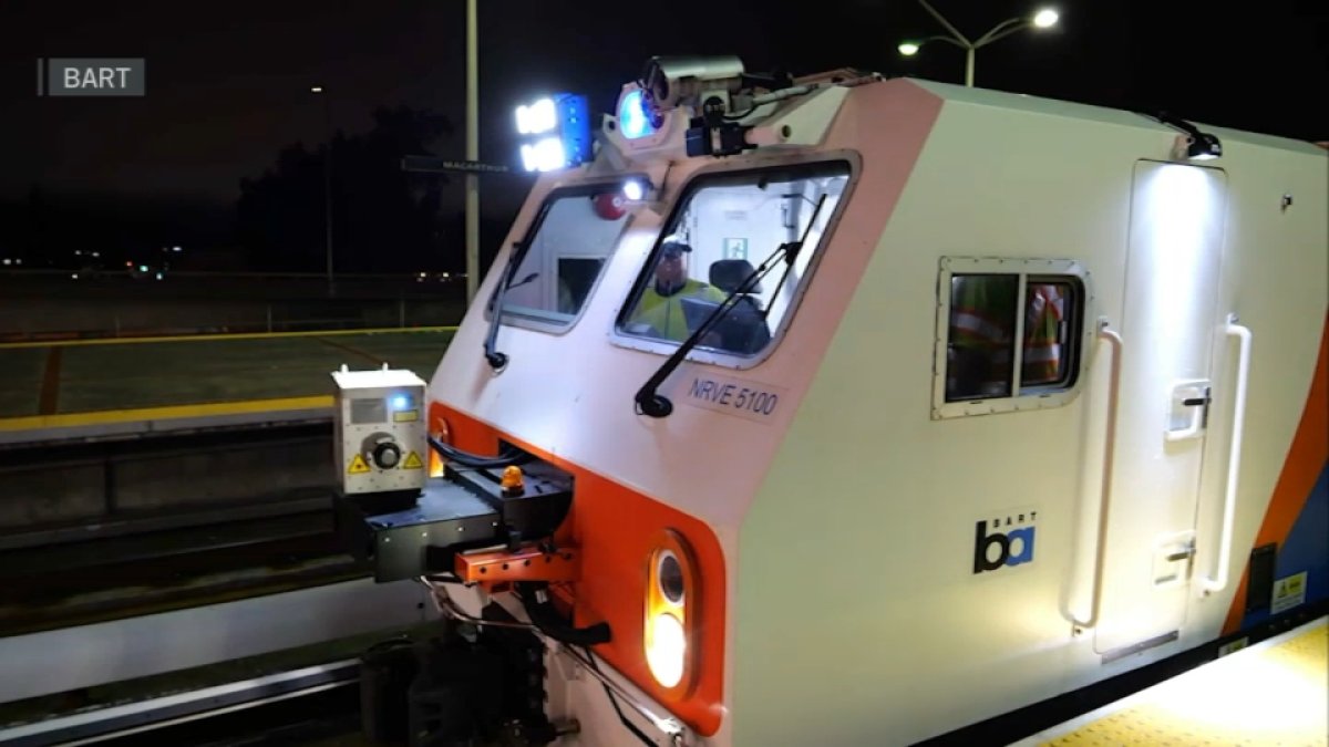 BART Unveils Fast, New Track Inspection System – NBC Bay Area