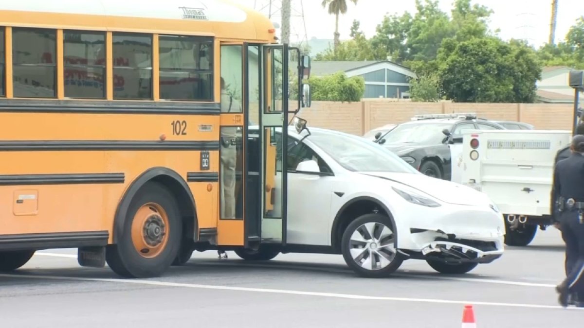 No Injuries in Multi-Vehicle Crash Involving School Bus in San Jose ...