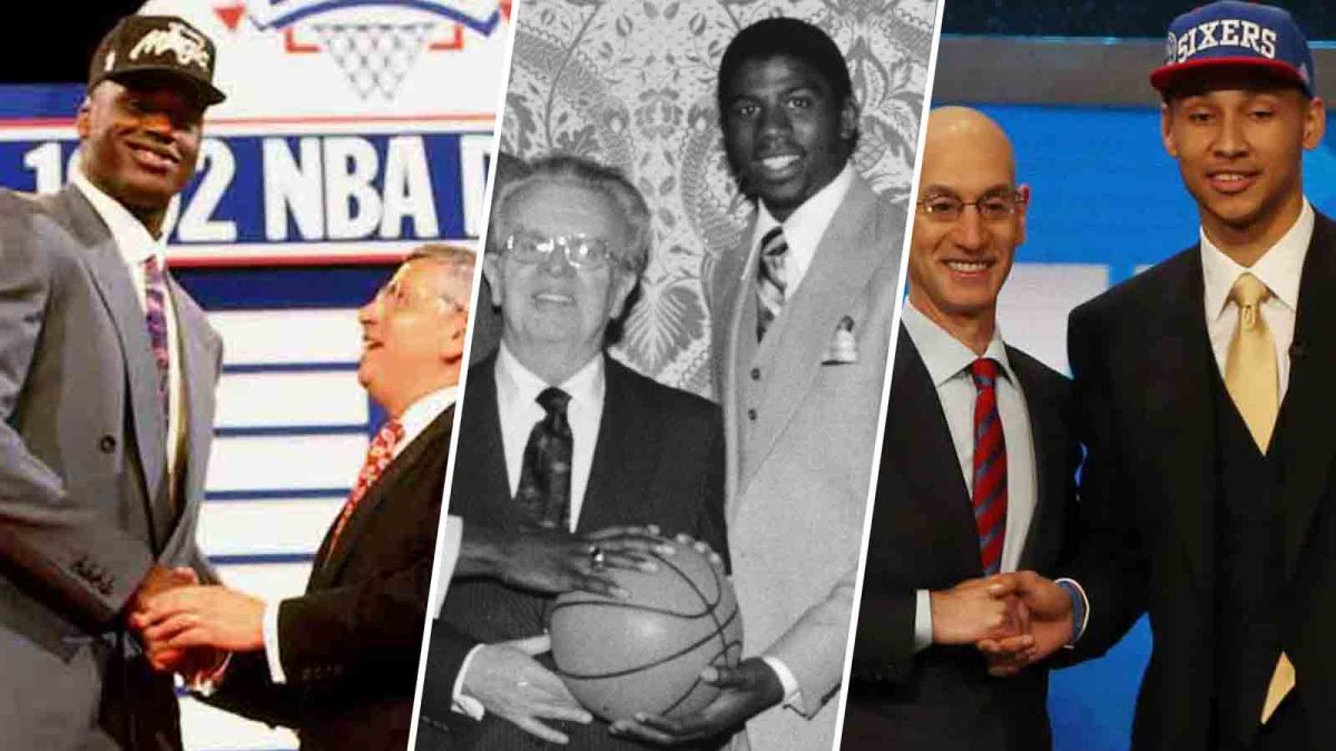 Every NBA Draft No. 1 overall pick and where they went to college – NBC ...