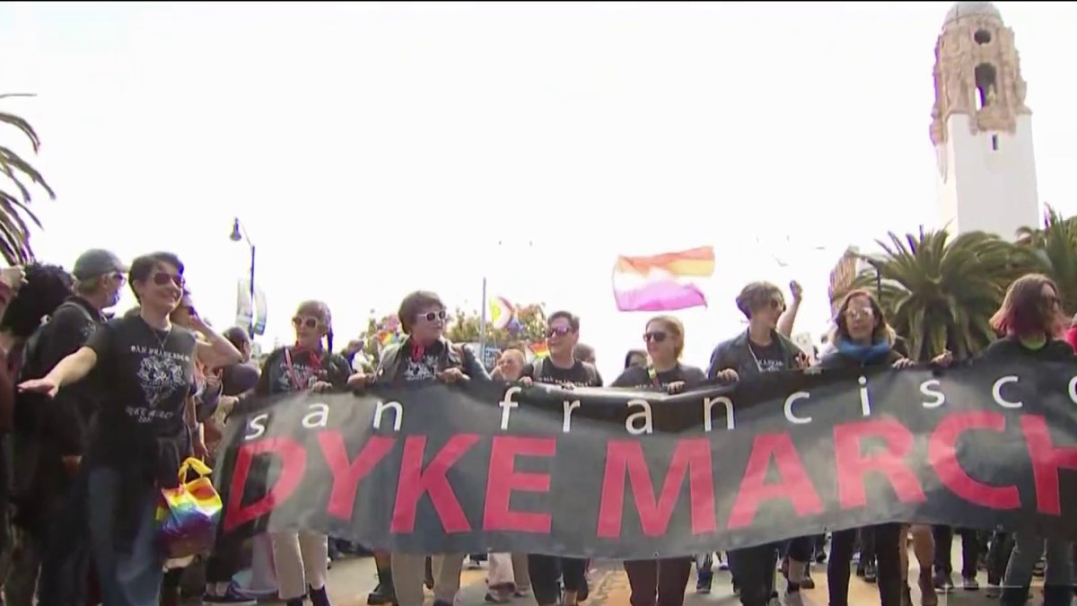 Dyke March and other Pride festivities draw crowds to San Francisco ...