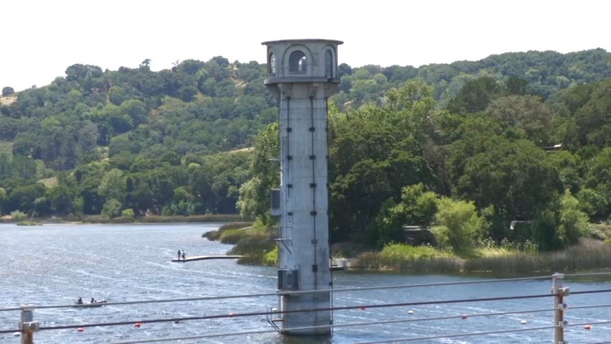 Lafayette Reservoir water tower makeover – NBC Bay Area