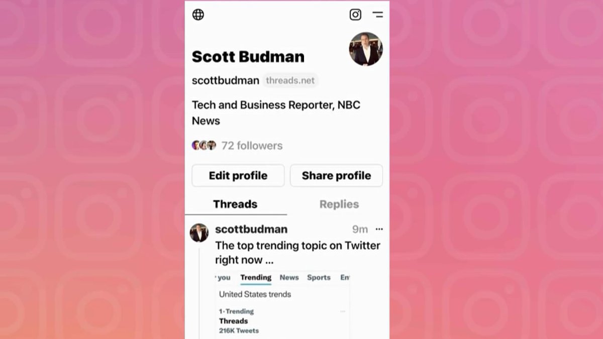 Twitters New Rival Meta Launches Threads App Nbc Bay Area