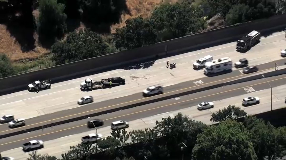 Lanes of northbound Interstate 680 in Danville blocked by crash – NBC Bay Area