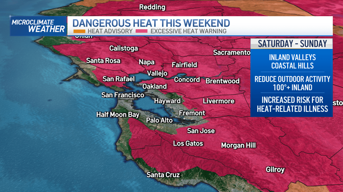 California heat wave to bring ‘dangerously hot’ temps to the Bay Area ...