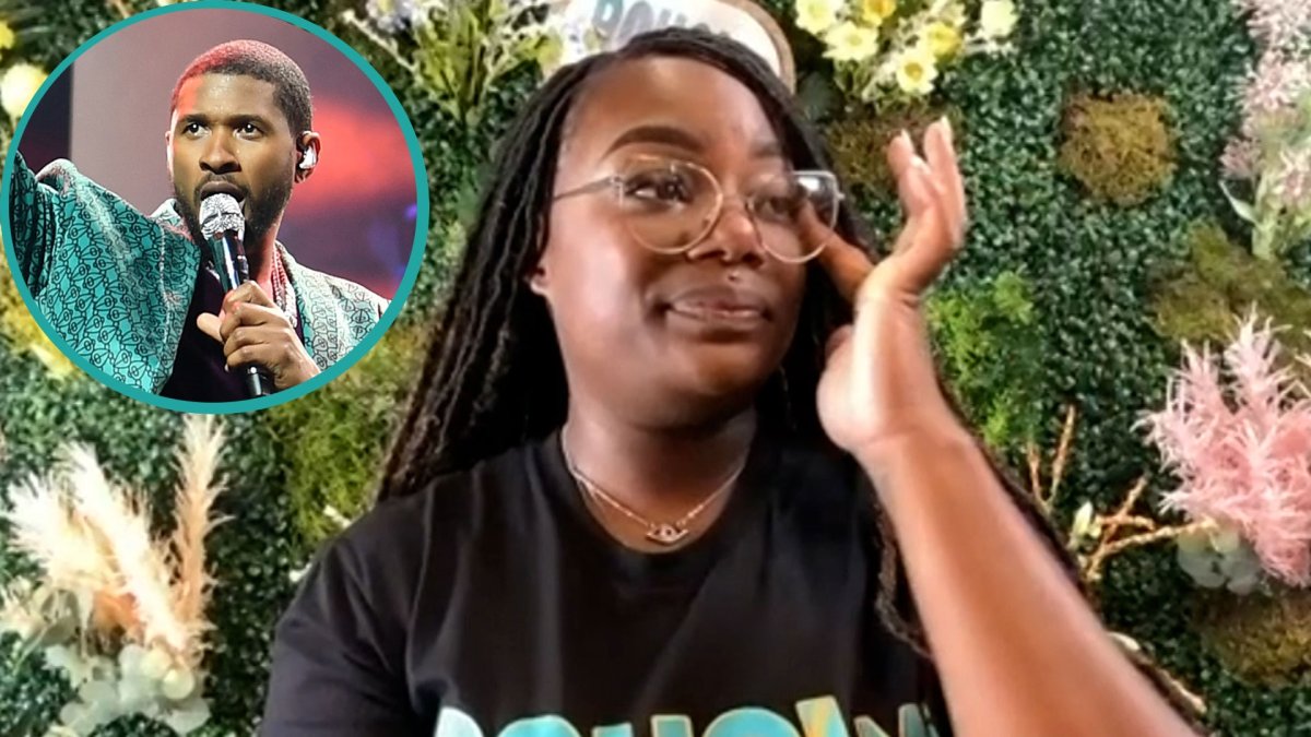 Usher fan gets emotional after going viral while meeting singer ...