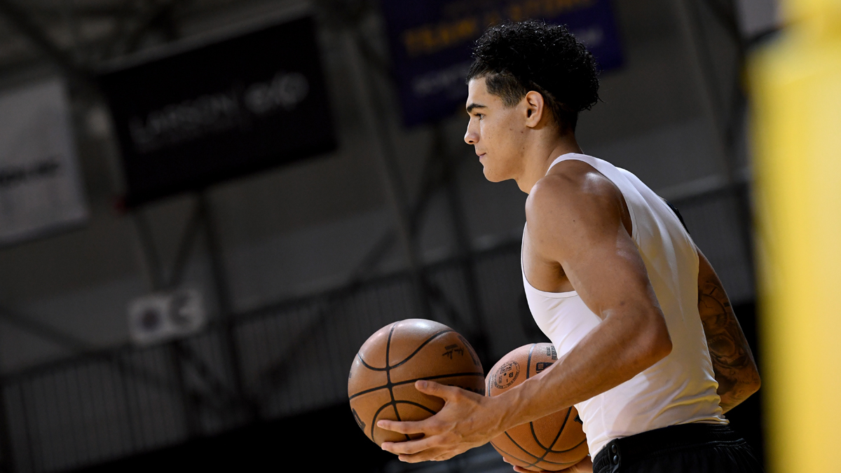 How Warriors’ Gui Santos has improved mind, body for 2023-24 NBA season ...