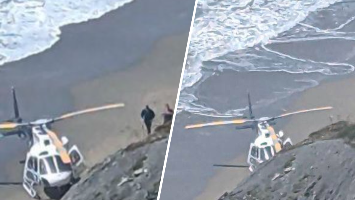 SF rescue crews airlift person from cliffside beach – NBC Bay Area