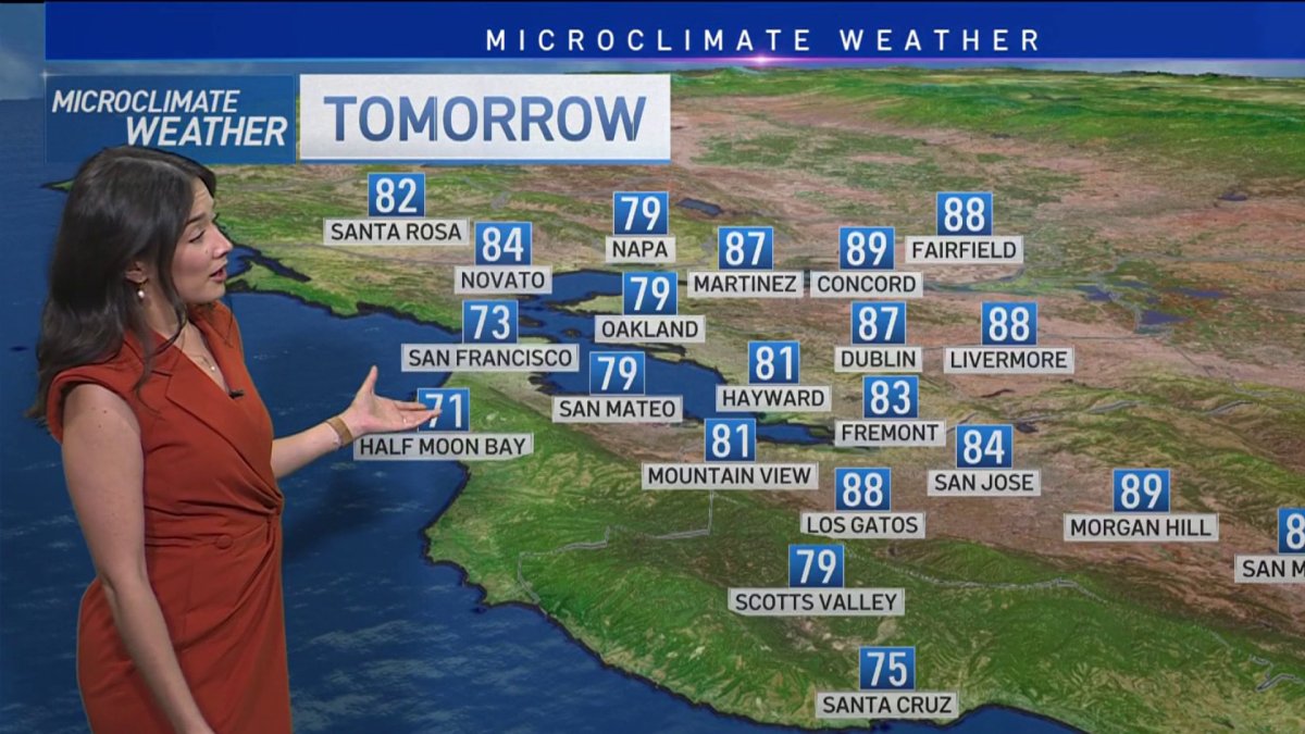 Cinthia’s forecast: Chance of showers this evening – NBC Bay Area