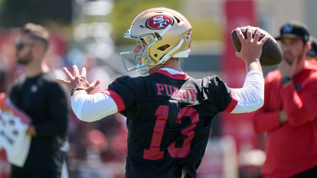 49ers training camp report: Brock Purdy’s interception struggles ...