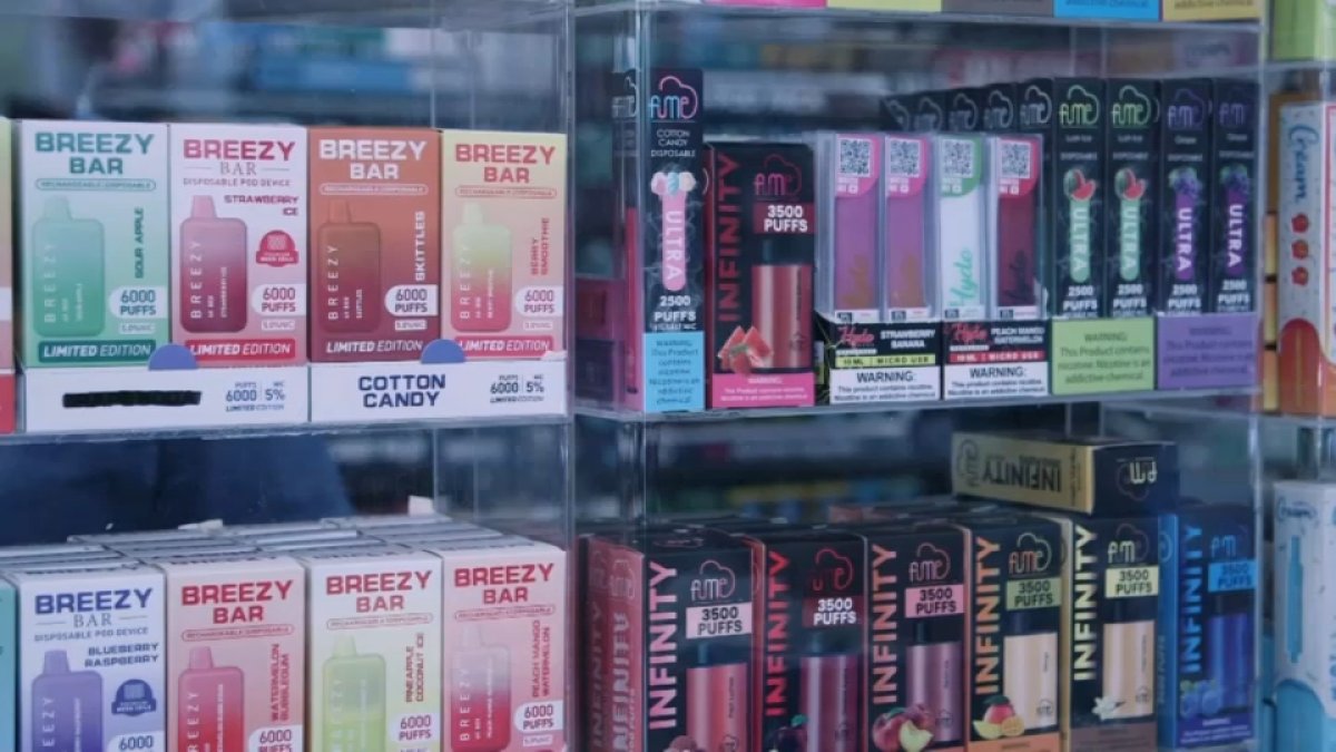 New warning about minors using vaping, e-cigarette products – NBC Bay Area