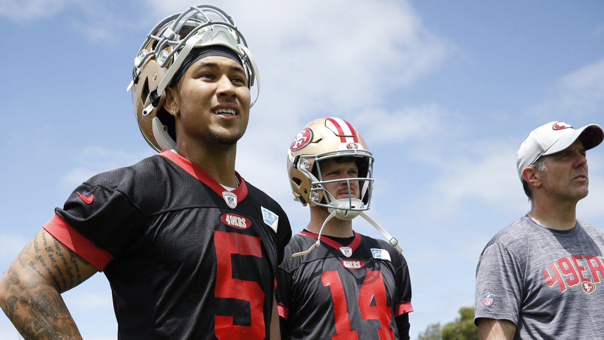 49ers drop unofficial depth chart with Trey Lance, Sam Darnold QB twist – NBC Bay Area