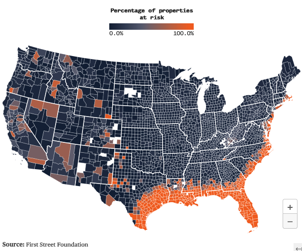 Major insurance companies may pull out of all US states with high risks ...