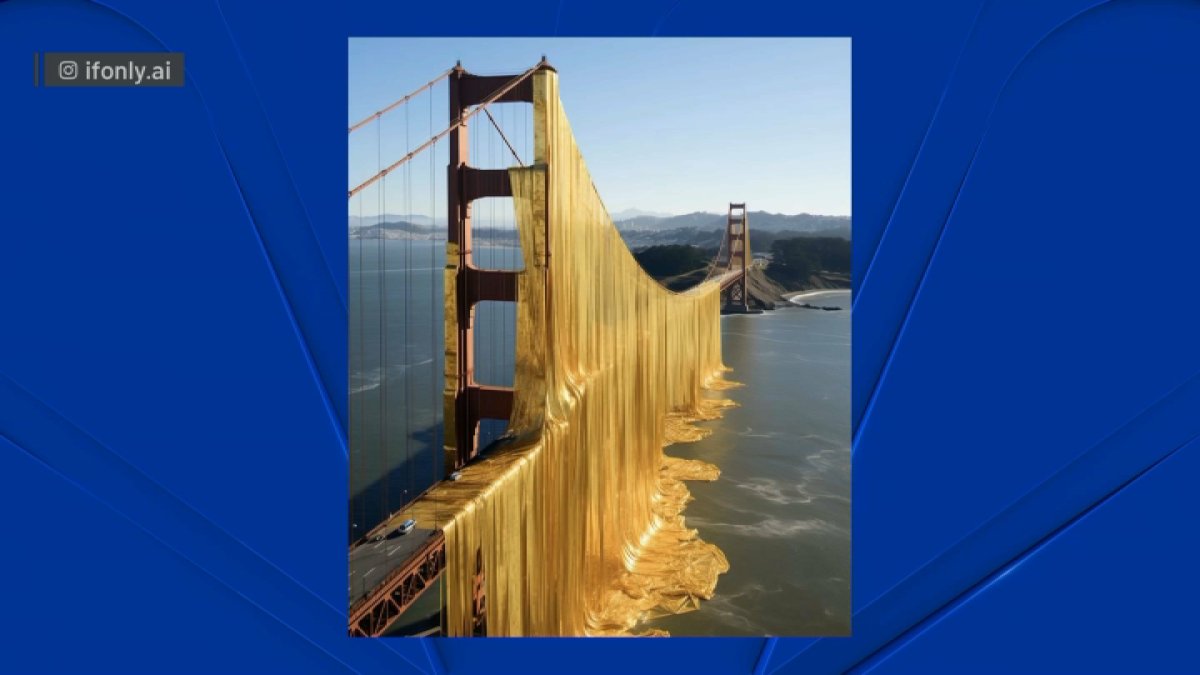 AI renderings reimagine Golden Gate Bridge – NBC Bay Area