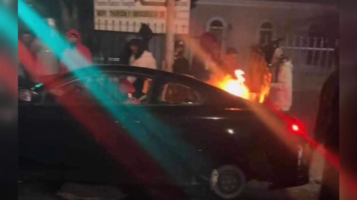 Vallejo couple’s car stolen, set on fire during sideshow – NBC Bay Area