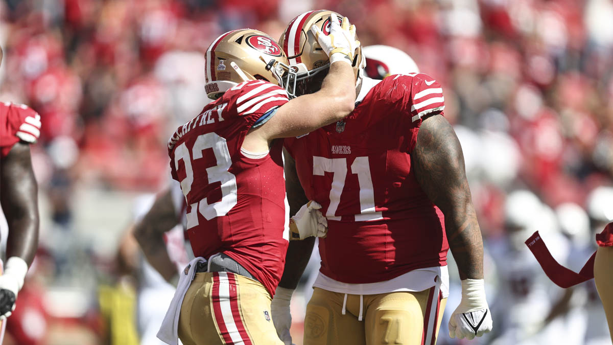 Trent Williams senses OPOY Christian McCaffrey looming in 2025 – NBC ...